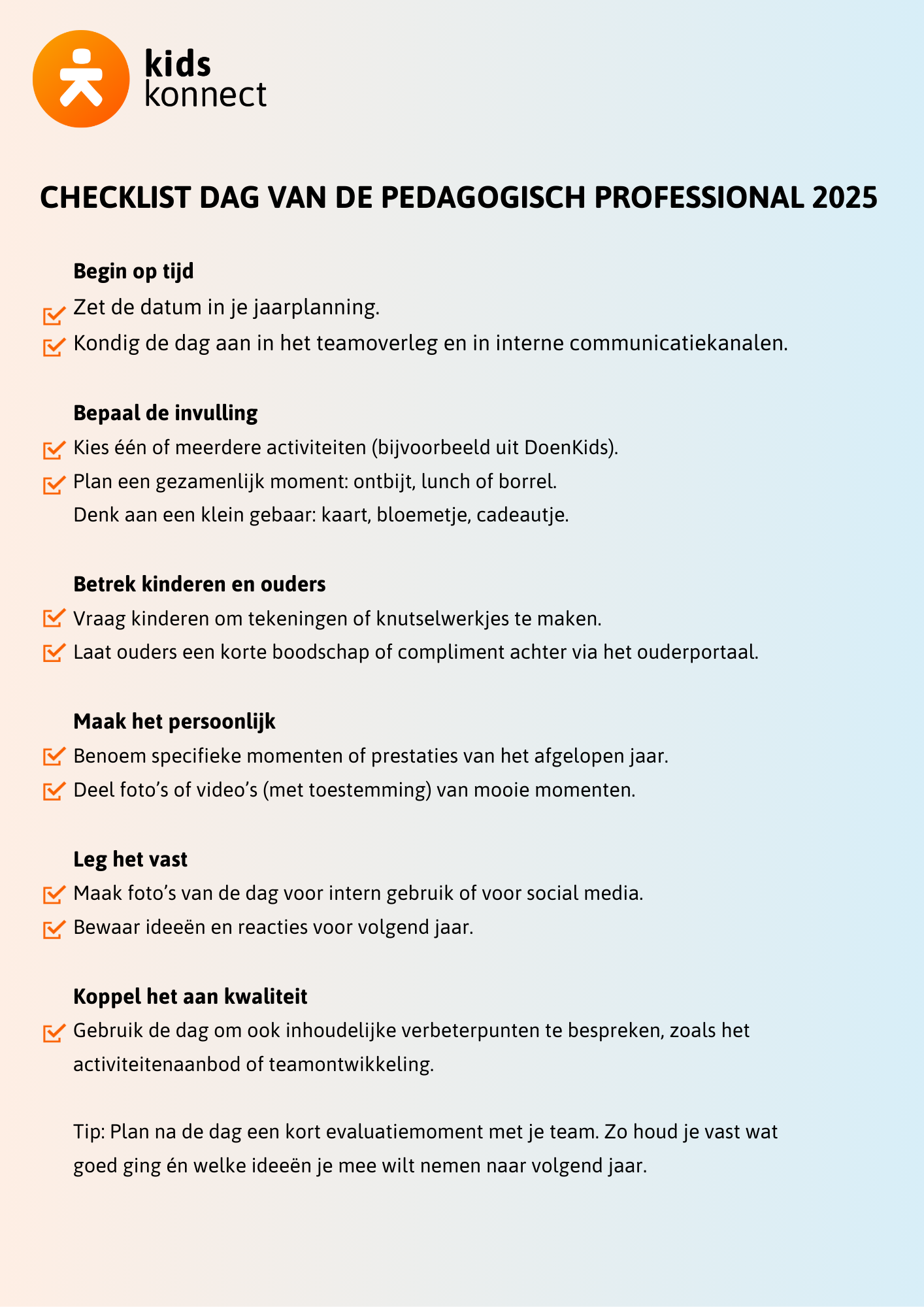 Dag van de Pedagogisch Professional 2025 | KidsKonnect